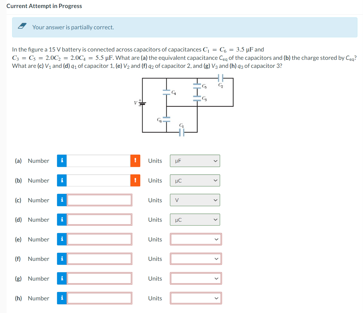 Solved Your answer is ﻿partially correct.In ﻿the figure | Chegg.com