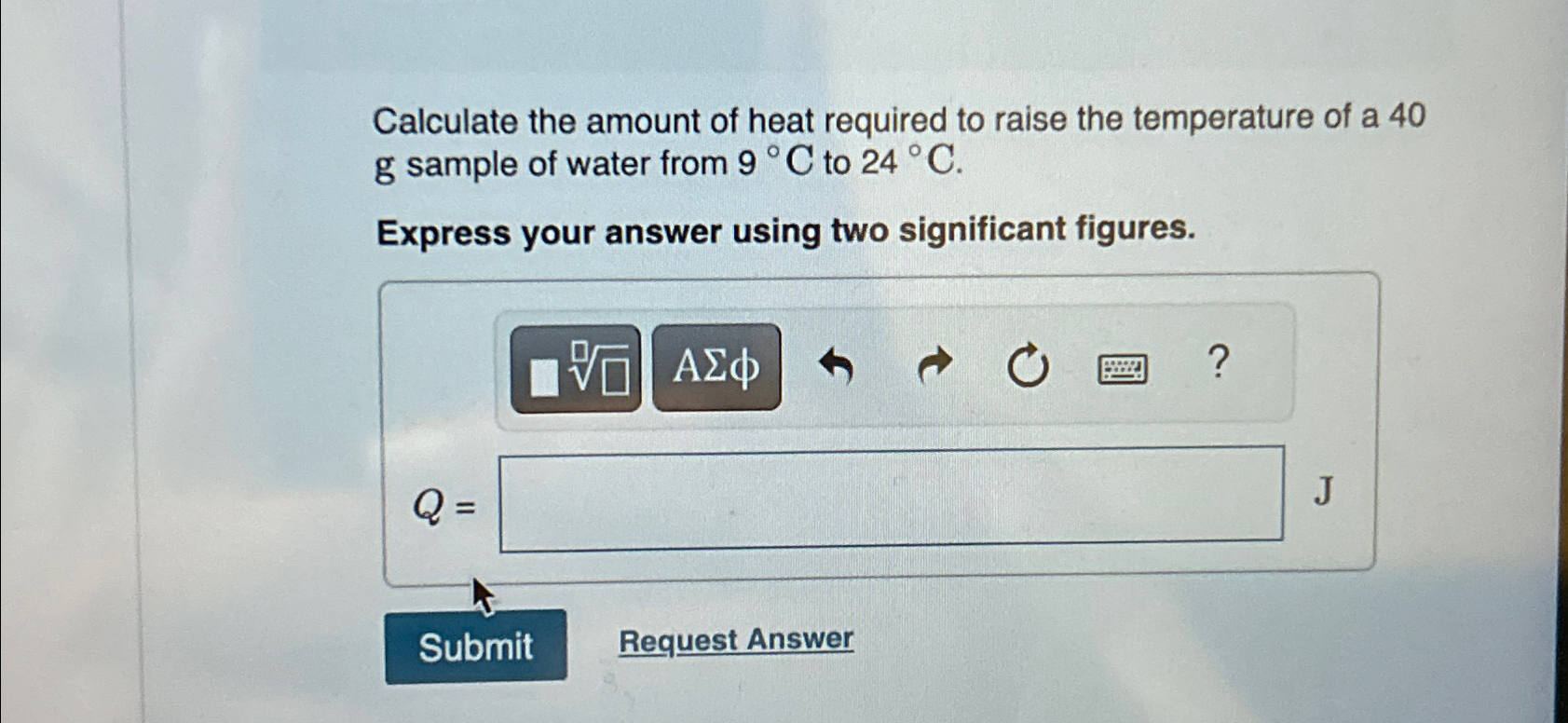 Calculate the amount of heat required to raise the | Chegg.com