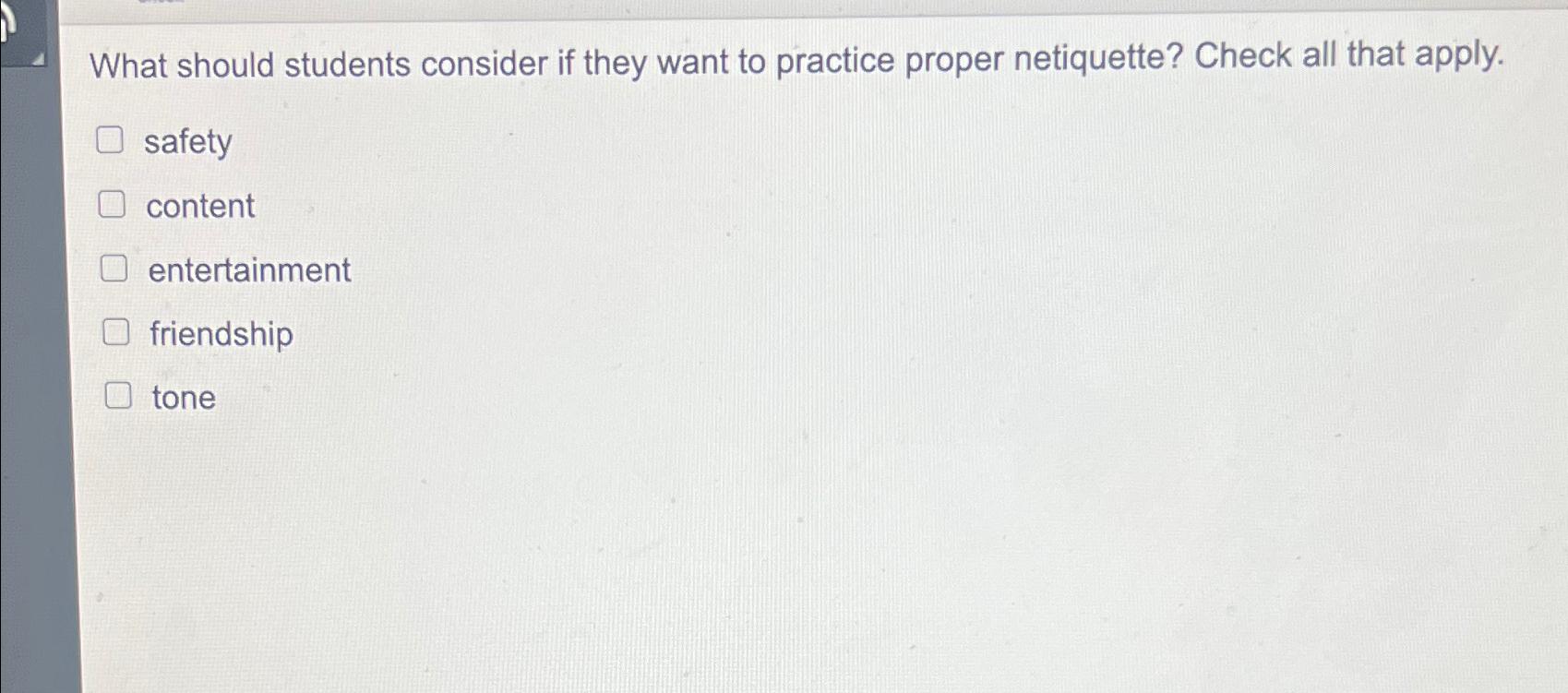 Solved What should students consider if they want to | Chegg.com