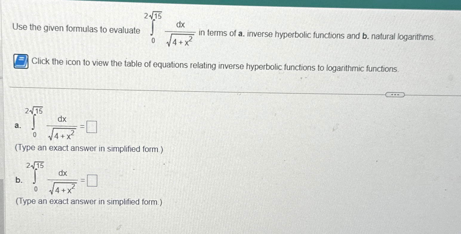 Solved Click the icon to view the table of equations | Chegg.com