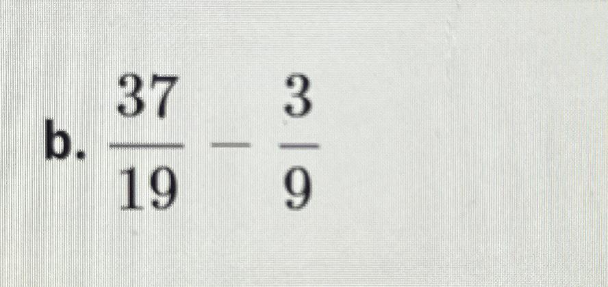 Solved b. 3719-39 | Chegg.com