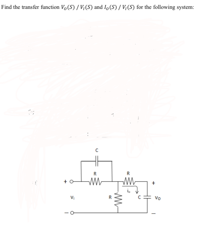 Automatic control supject :Find the transfer function | Chegg.com
