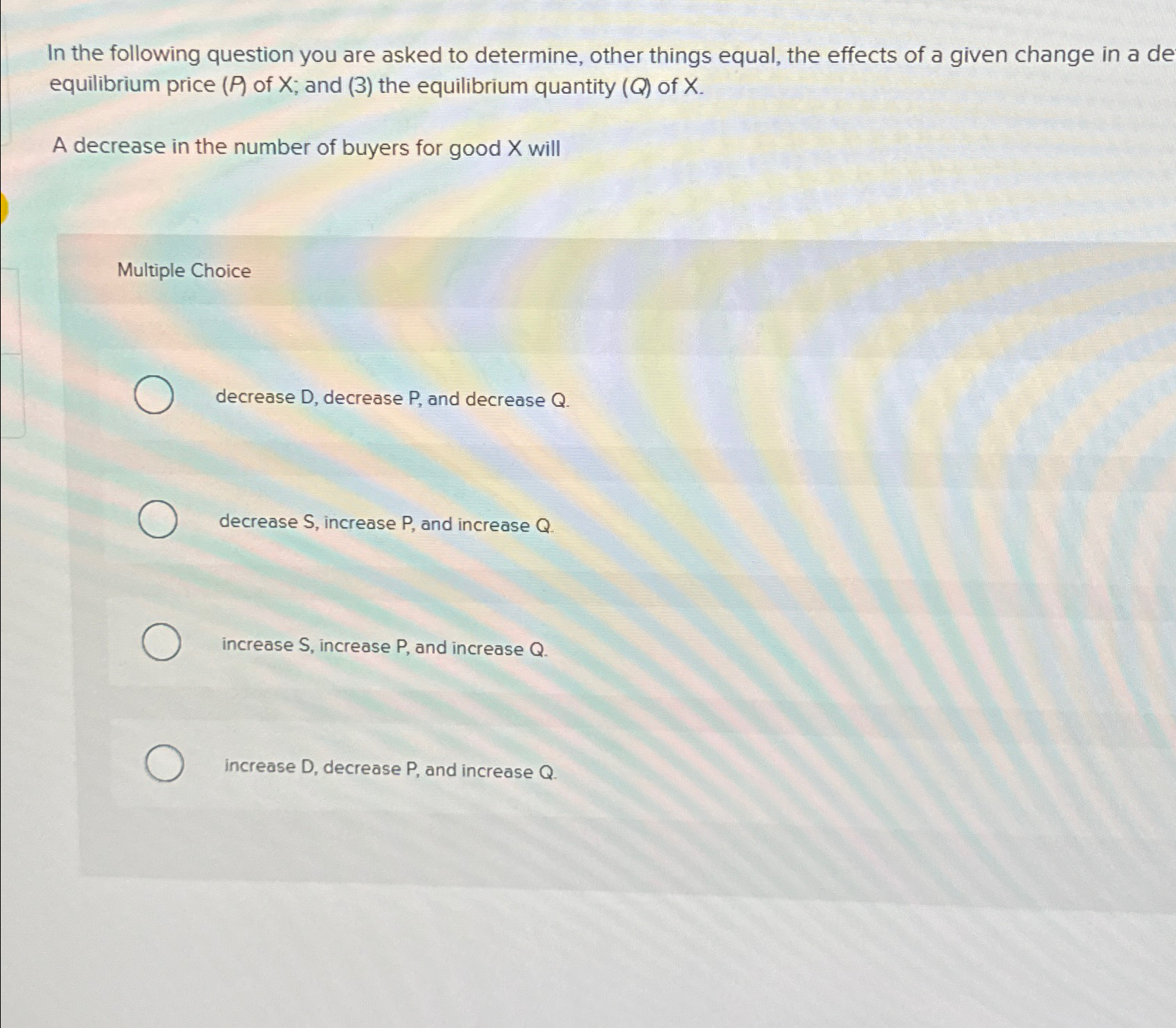 Solved In the following question you are asked to determine, | Chegg.com
