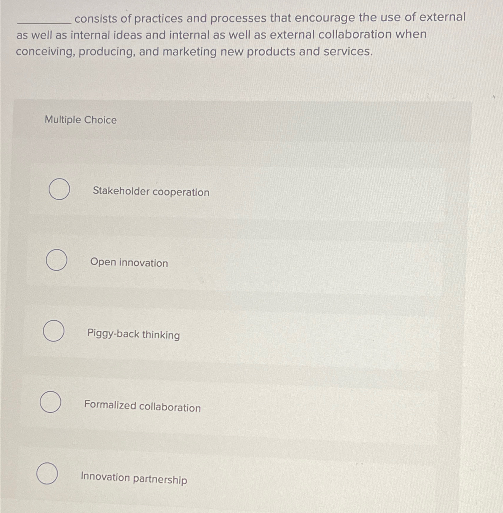 Solved consists of practices and processes that encourage | Chegg.com