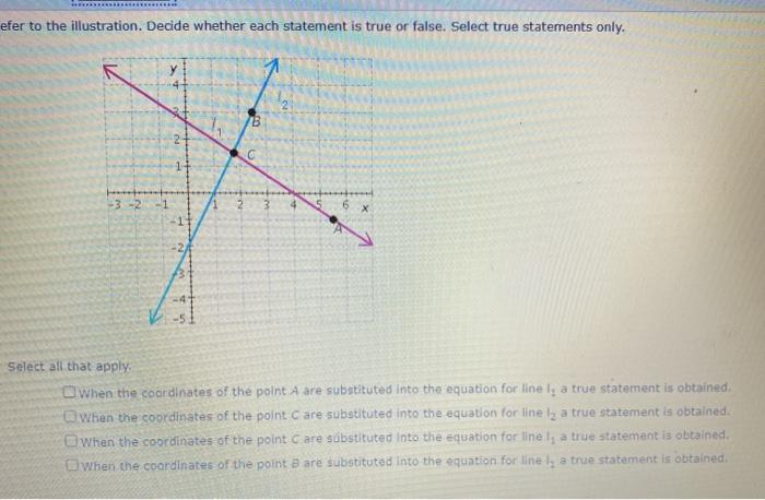 Solved Refer To The Illustration Decide Whether Each 