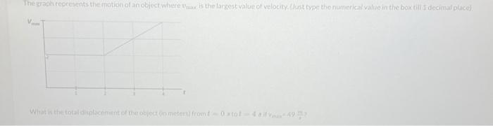 Solved The graph represents the motion of an object where | Chegg.com
