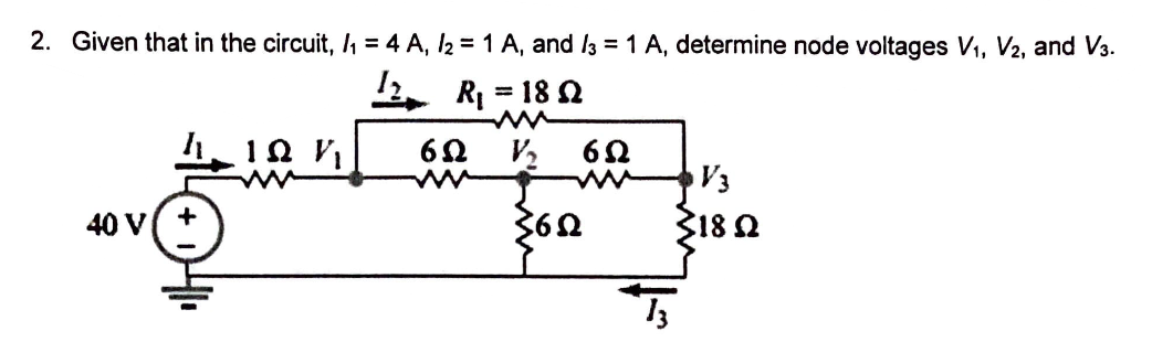 Solved Given that in the circuit, l1=4A,l2=1A, ﻿and l3=1A, | Chegg.com