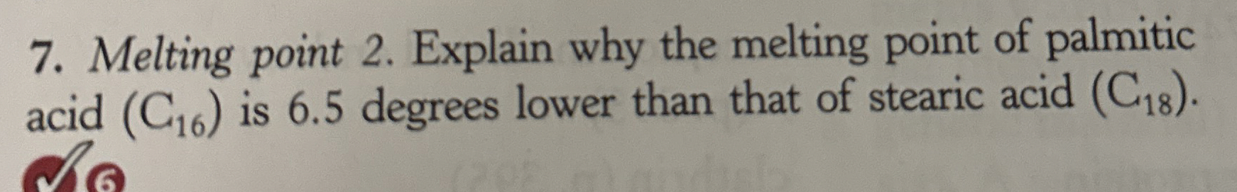 Solved Melting point 2. ﻿Explain why the melting point of | Chegg.com