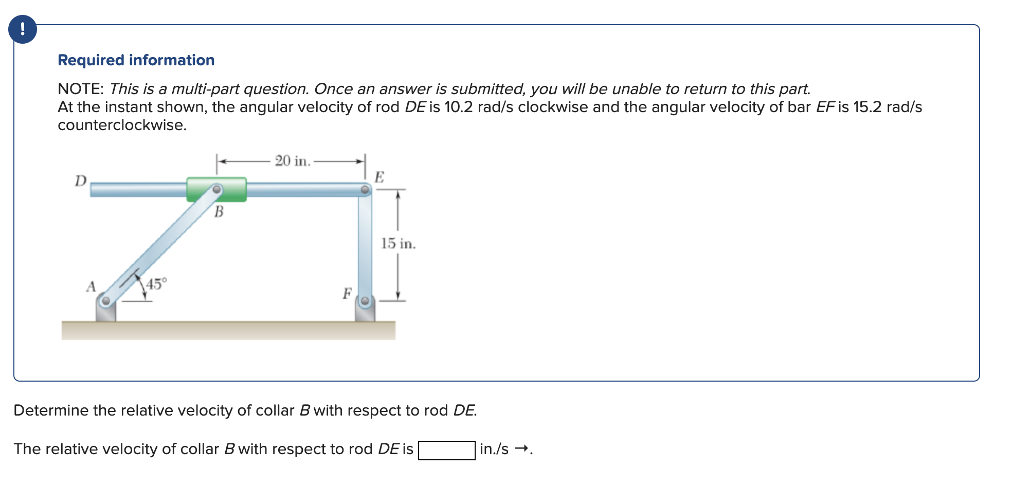 Solved !Required informationNOTE: This is a multi-part | Chegg.com