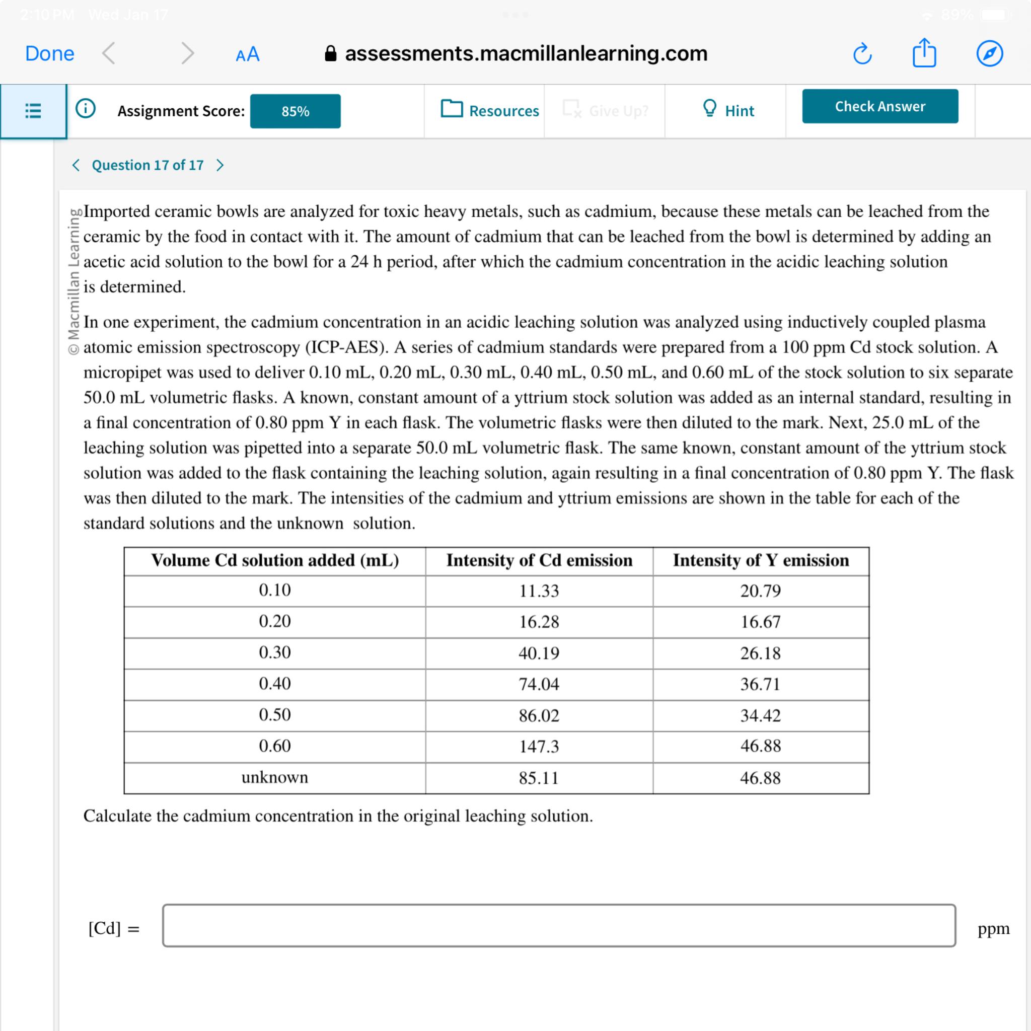 Solved DoneAAassessments.macmillanlearning.comAssignment | Chegg.com