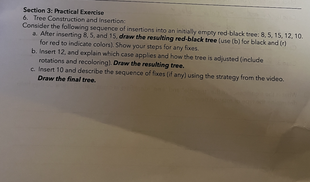Solved Section 3: Practical Exercise 6. ﻿Tree Construction | Chegg.com