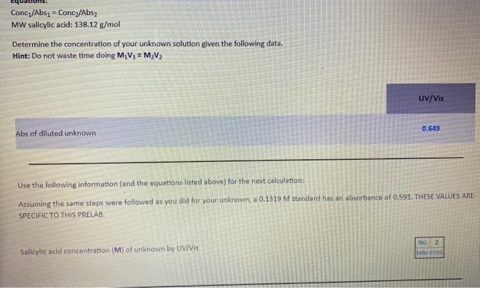 Solved Equations: M1V1=M2V2 Enter only numbers in the boxes. | Chegg.com