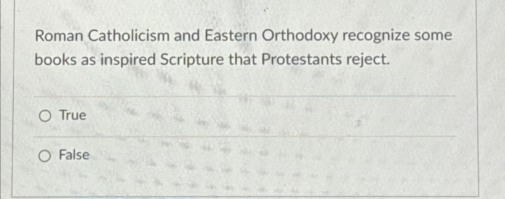 Solved Roman Catholicism and Eastern Orthodoxy recognize | Chegg.com