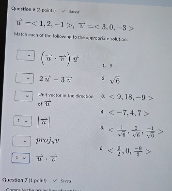 Solved Question 6 (3 ﻿points) | Chegg.com