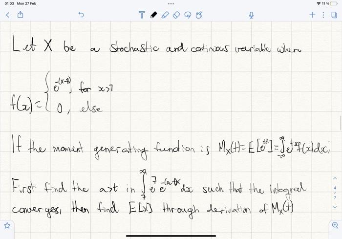Solved Let X Be A Stochastio And Catinous Variabe Wher 6015