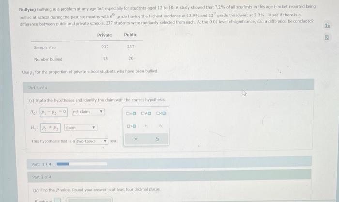 Solved (b) Find the Pevalue, Round your answer to at least | Chegg.com