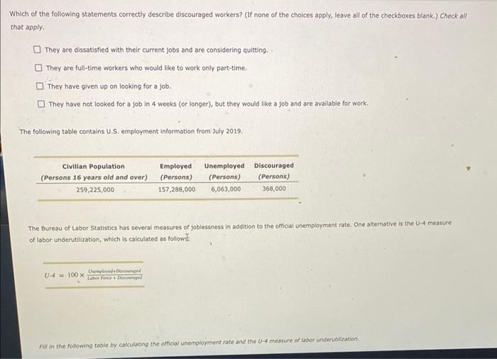 Solved Which of the following statements correctly describe | Chegg.com