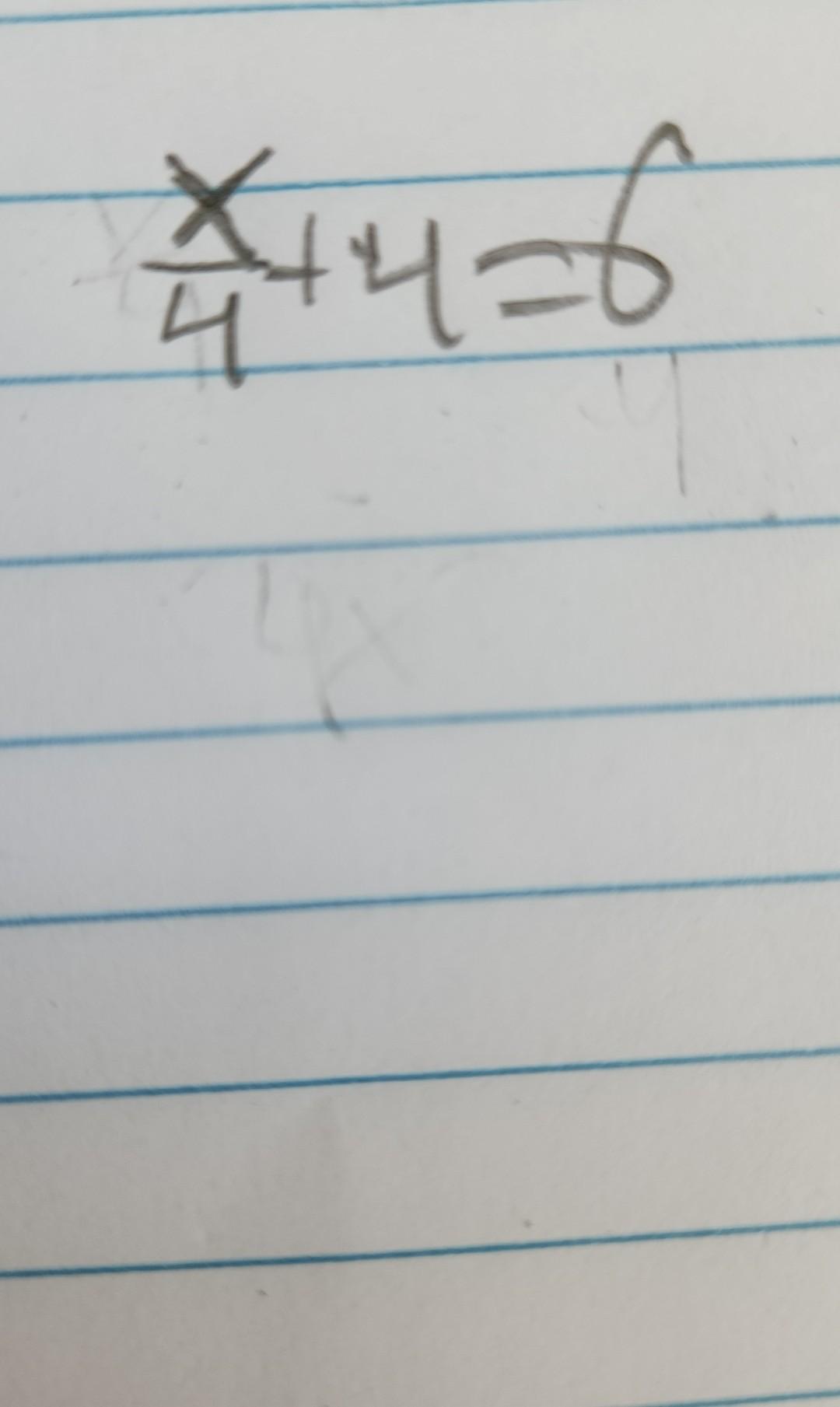 4x+4=6 | Chegg.com