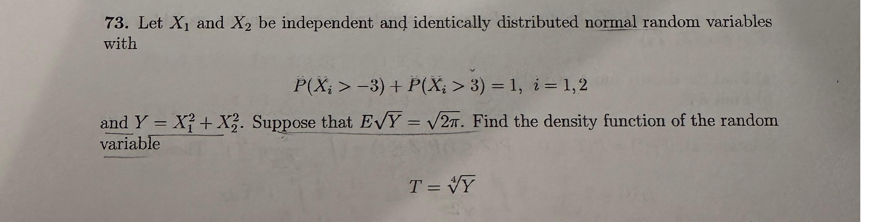Solved Let x1 ﻿and x2 ﻿be independent and identically | Chegg.com