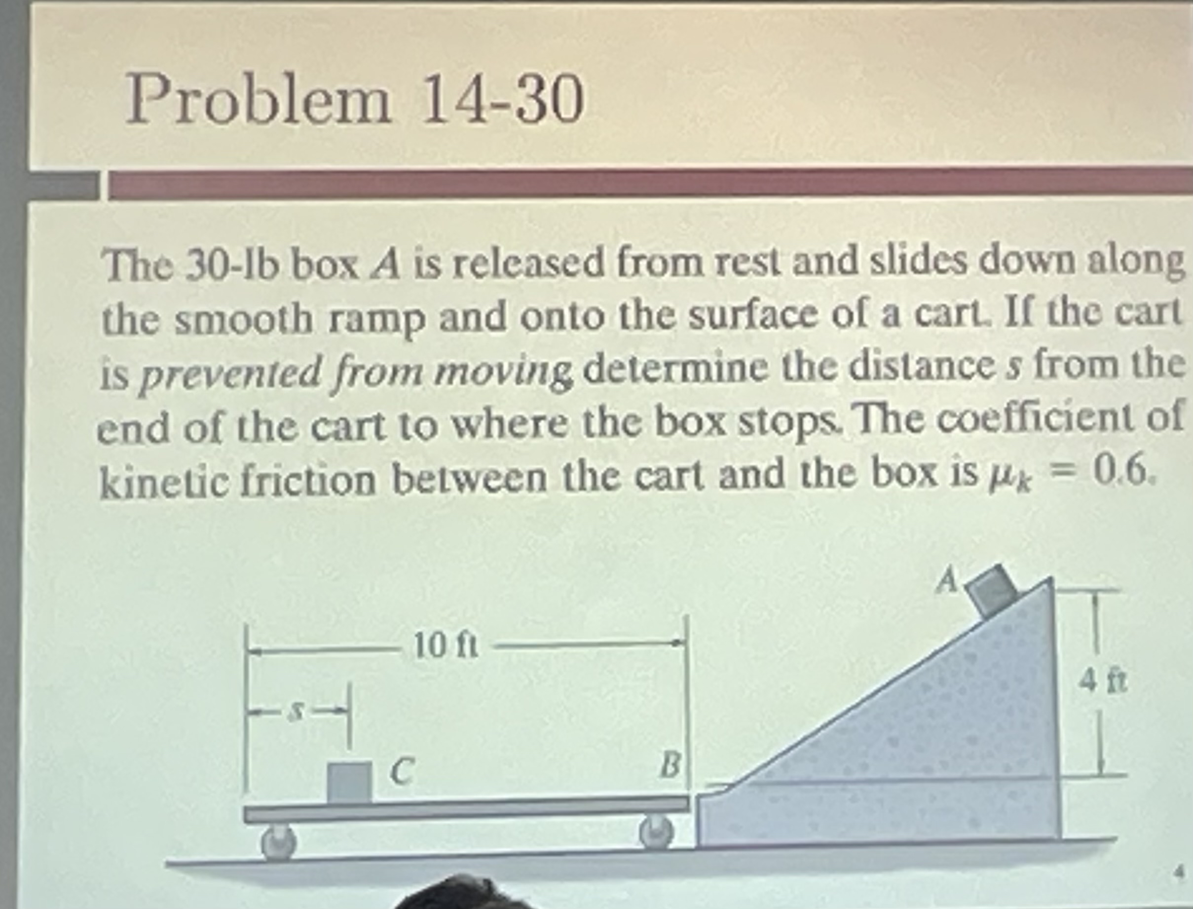 Solved Problem 14-30The 30-Ib ﻿box A ﻿is released from rest | Chegg.com