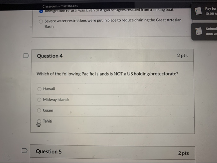 Solved Classroom -msstate.edu immigration refusal was given | Chegg.com