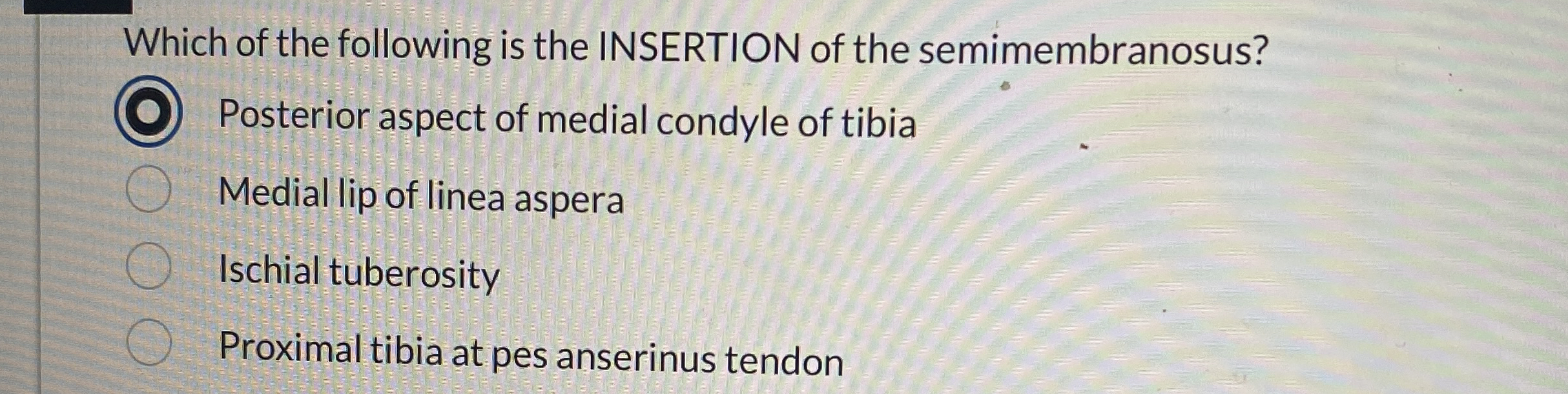 Solved Which of the following is the INSERTION of the | Chegg.com