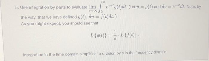 Solved Laplace Transforms In the last few chapters, we have | Chegg.com