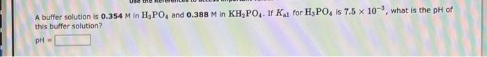 Solved A buffer solution is 0.394M in HF and 0.243M in NaF. | Chegg.com