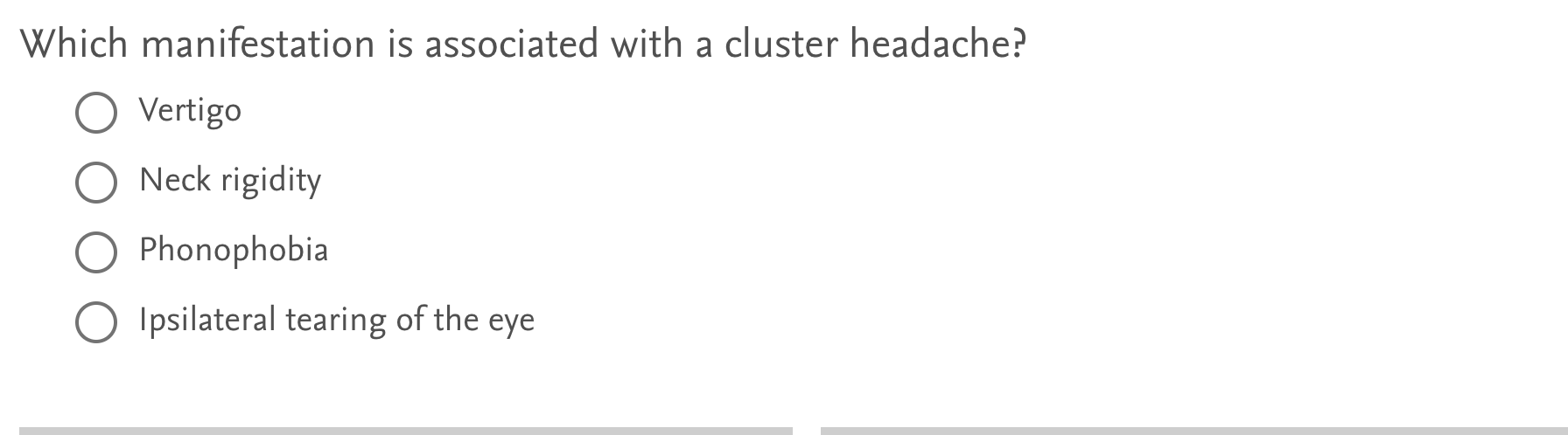 Solved Which manifestation is associated with a cluster | Chegg.com