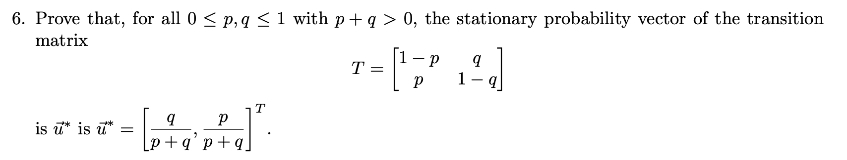 Solved Prove that, for all 0≤p,q≤1 ﻿with p+q>0, ﻿the | Chegg.com