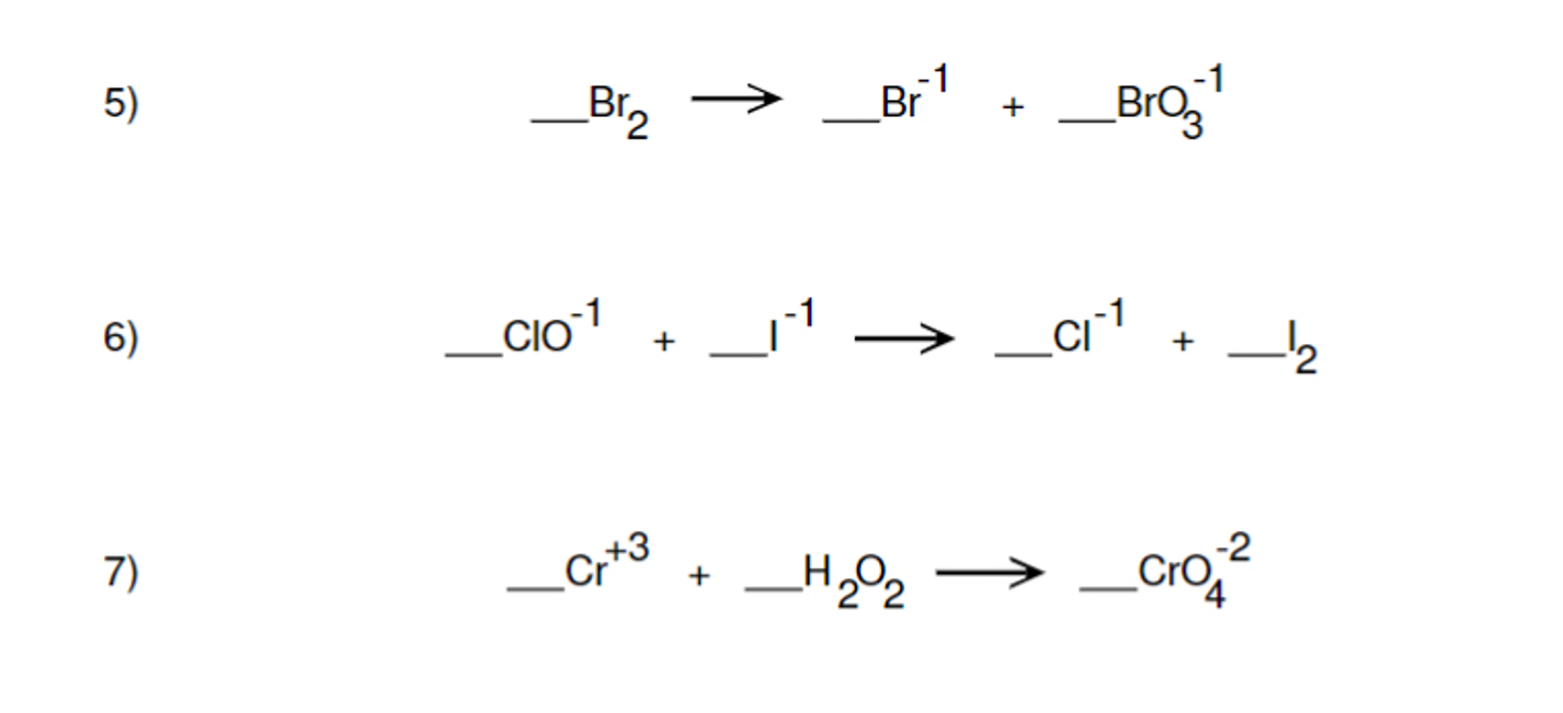 Solved Balance each BASIC net ionic equation below. Be sure | Chegg.com