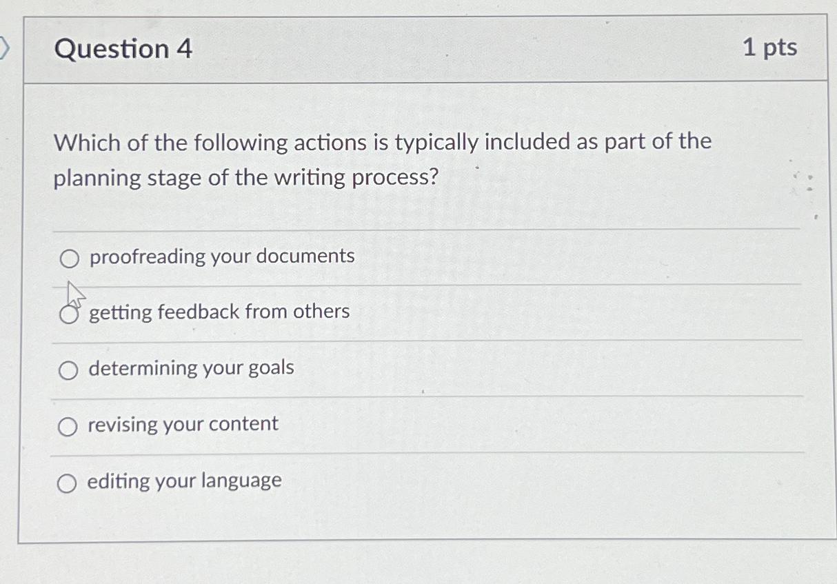 Solved Question 41 ﻿ptsWhich of the following actions is | Chegg.com
