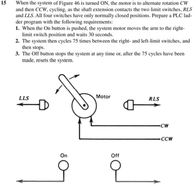 Solved When the system of Figure 46 is turned ON, the motor | Chegg.com