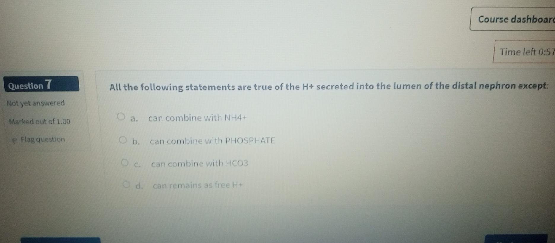 Solved Course dashboard Time left 0:57 Question 7 All the | Chegg.com Solved Course dashboard Time left 0:57 Question 7 All the | Chegg.com