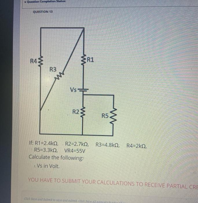 Solved Question Completion Status R4 w R1 Vs R2 R5 R3 ş R6 | Chegg.com