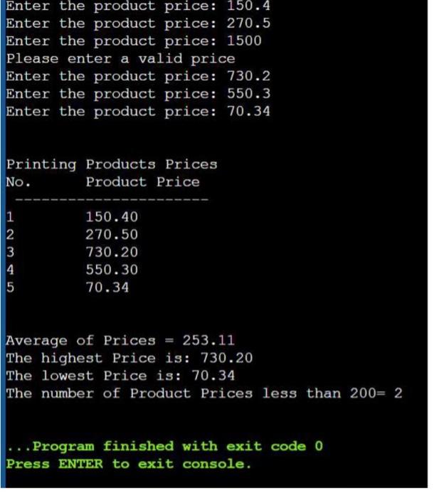 Solved Write in C Use the symbolic constant (#define) to | Chegg.com