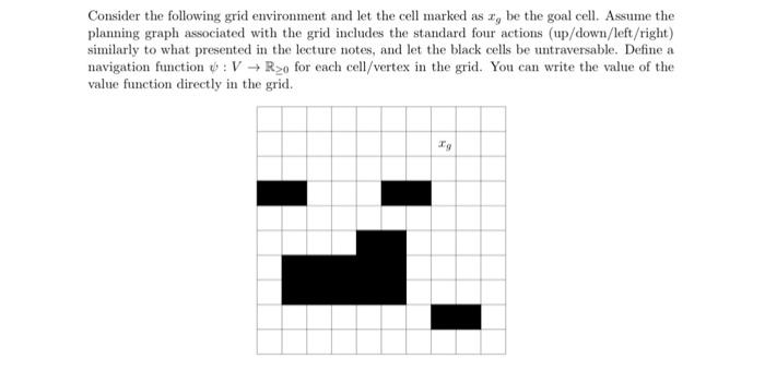 Solved Consider the following grid environment and let the | Chegg.com