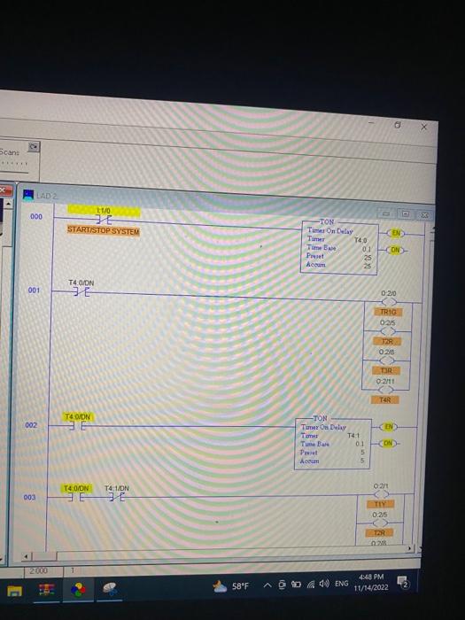 Solved Dear Sir,can you please check my plc ladder diagram, | Chegg.com