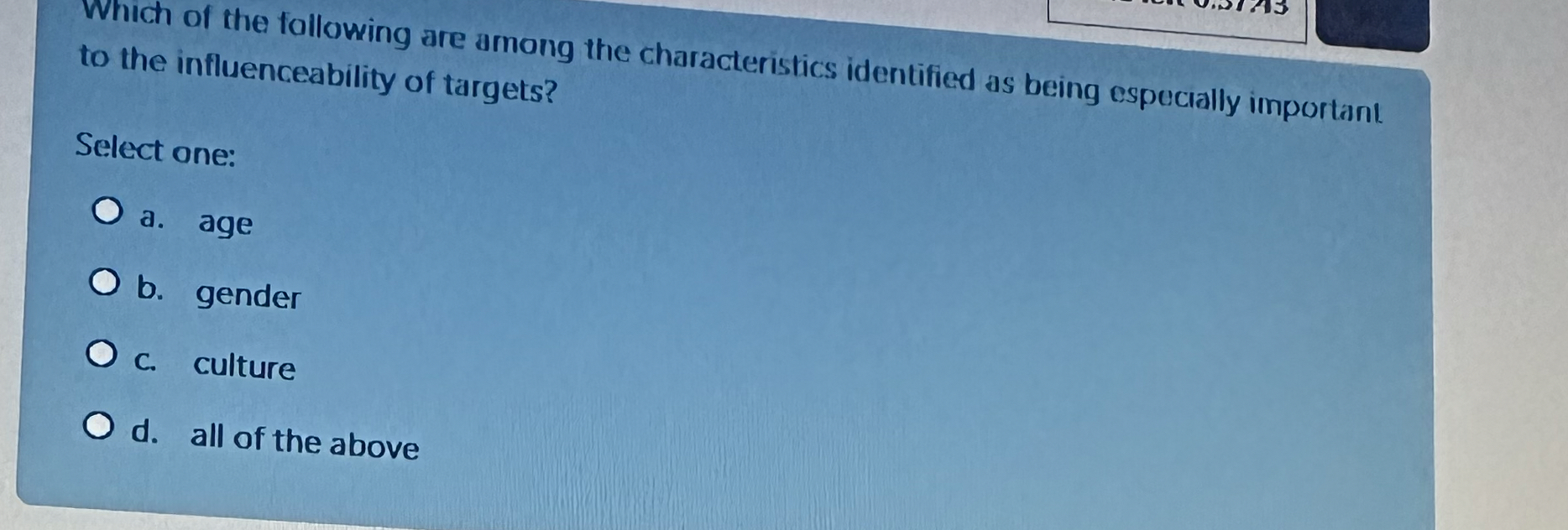 Solved Which of the following are among the characteristics | Chegg.com