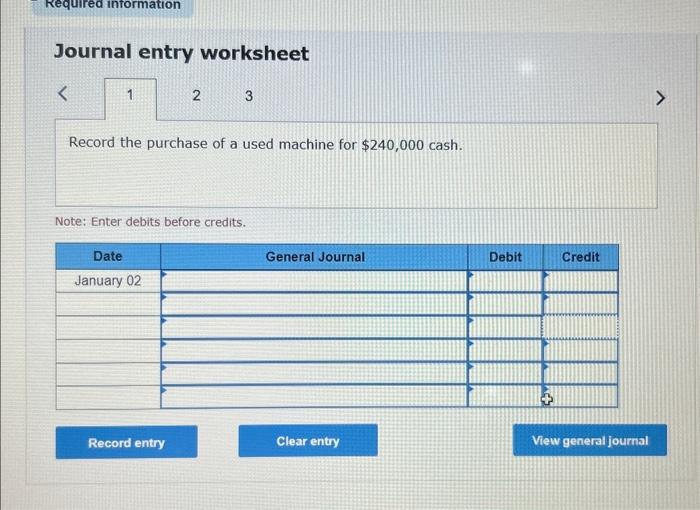 Solved Prepare the journal entries to record the machines | Chegg.com