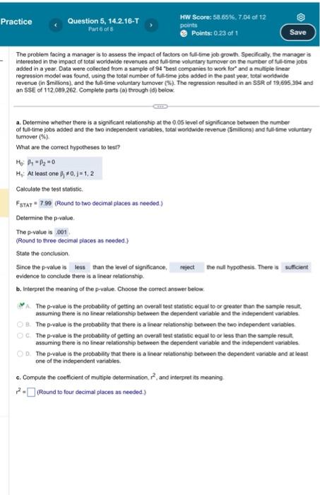Solved The problem facing a manager is to assess the ingact | Chegg.com