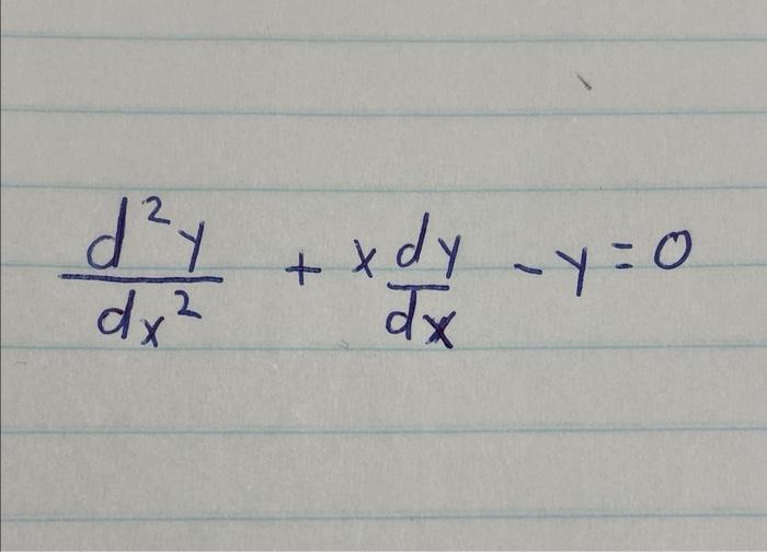 Solved Solve the differential equation by inspection. The | Chegg.com