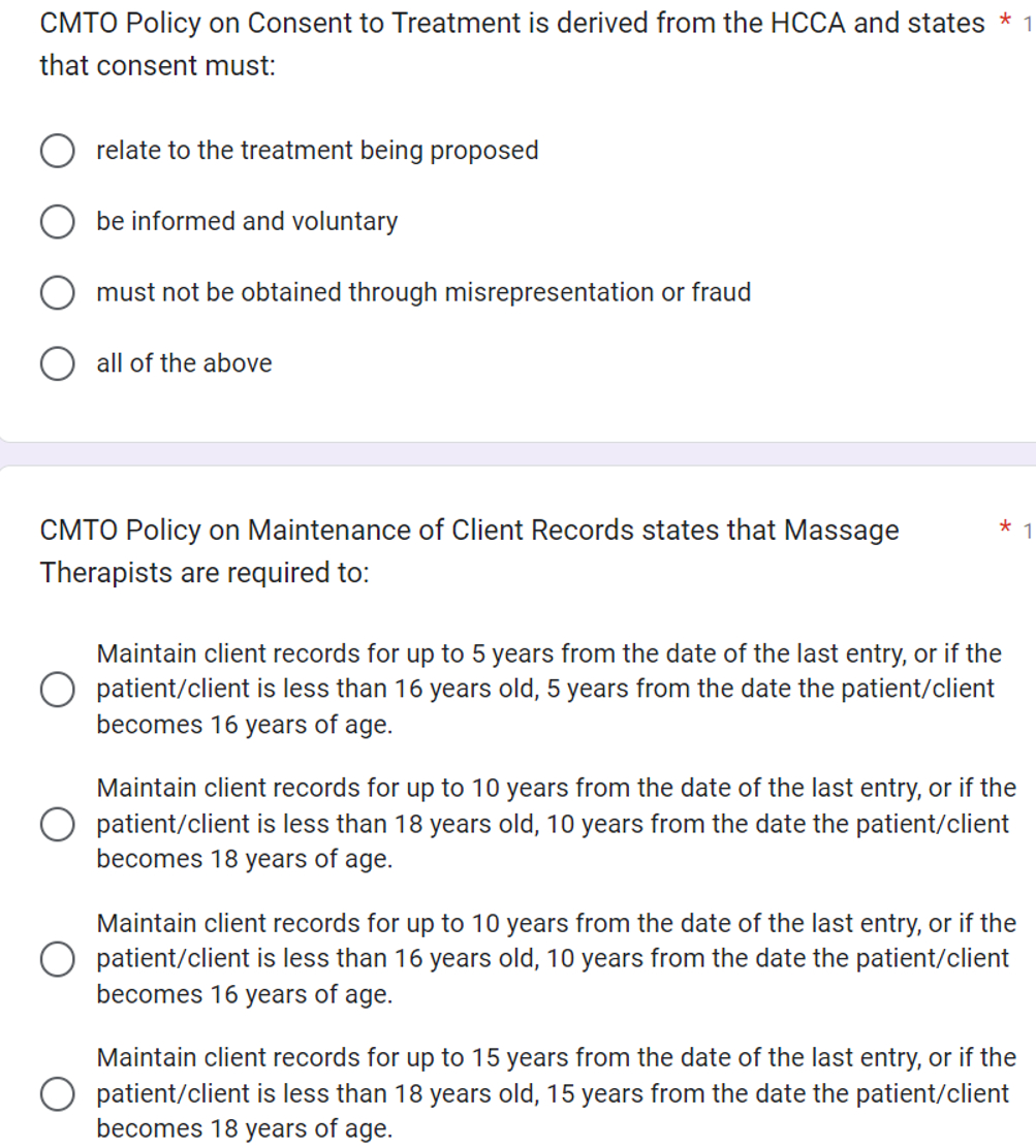Solved CMTO Policy on Consent to Treatment is derived from | Chegg.com