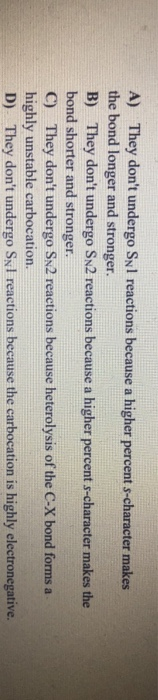 Solved 34) Which of the following statements explain why | Chegg.com