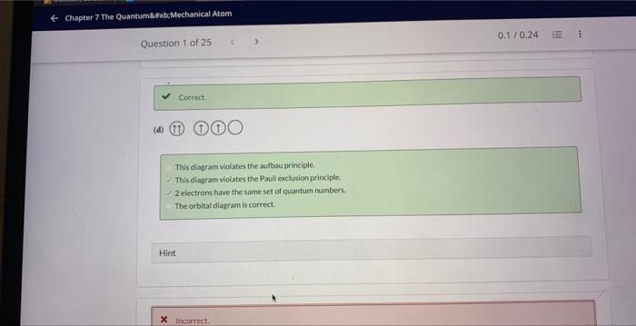 Solved This diagram violates the Pauli exclusion principle. | Chegg.com