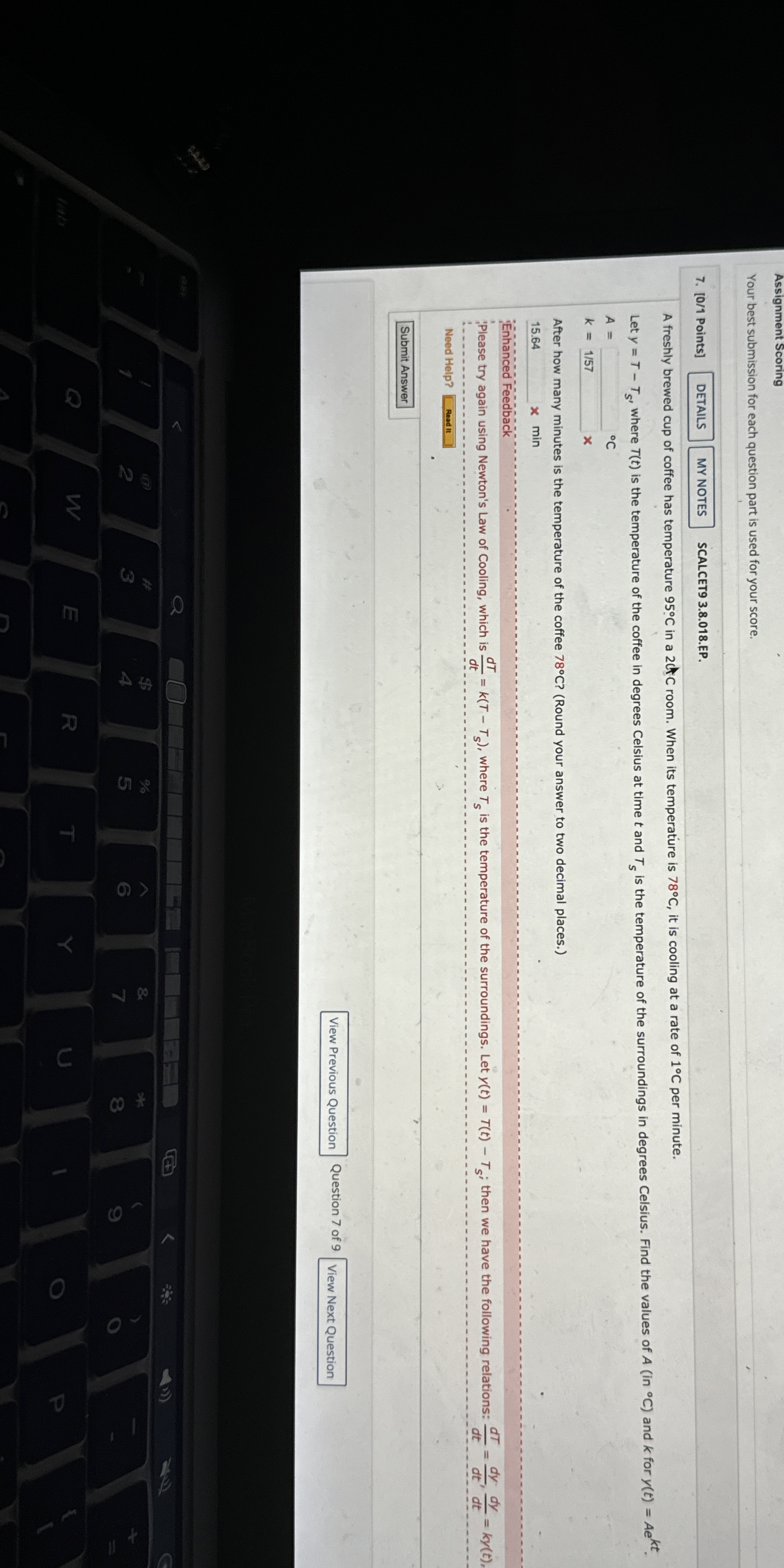 Solved Assignment ScoringYour best submission for each | Chegg.com