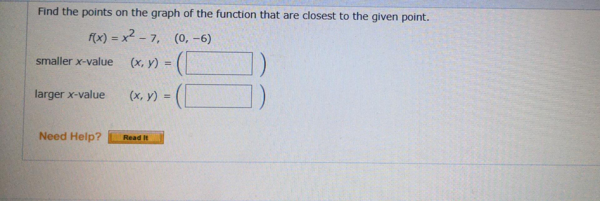 Solved Find the points on the graph of the function that are | Chegg.com