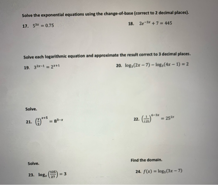 Solved Use the rules of logarithm to rewrite the following | Chegg.com