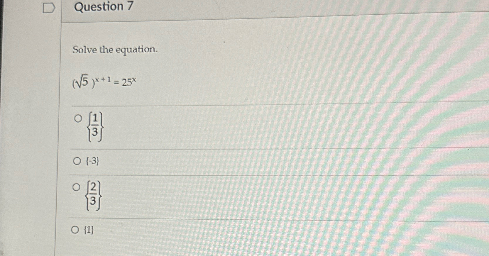 Solved Question 7Solve the | Chegg.com
