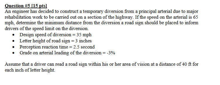 Solved Question \#5 [15 ﻿pts] ﻿An engineer has decided to | Chegg.com